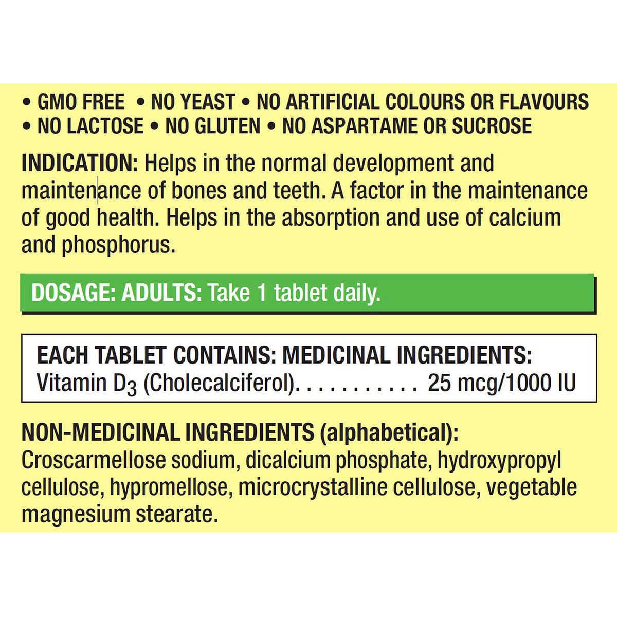 Kirkland Vitamin D3 for strong bones