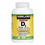 Kirkland Vitamin D3 softgels for immunity