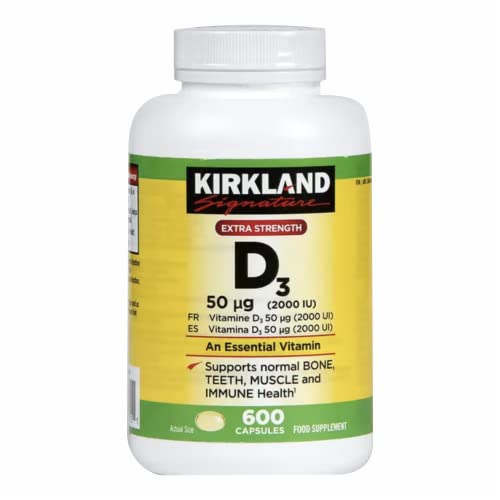 Kirkland Vitamin D3 softgels for immunity