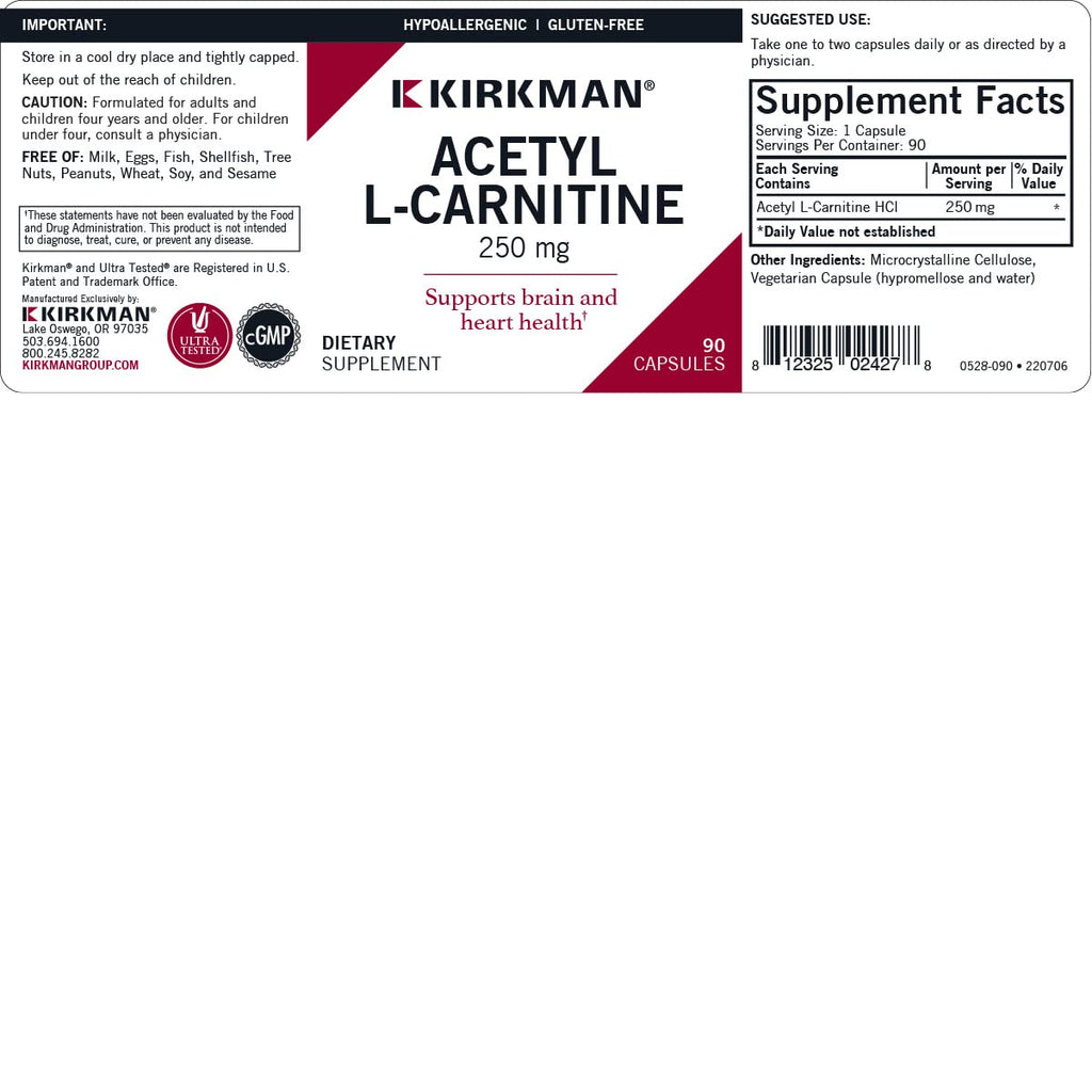 Kirkman amino acids for energy