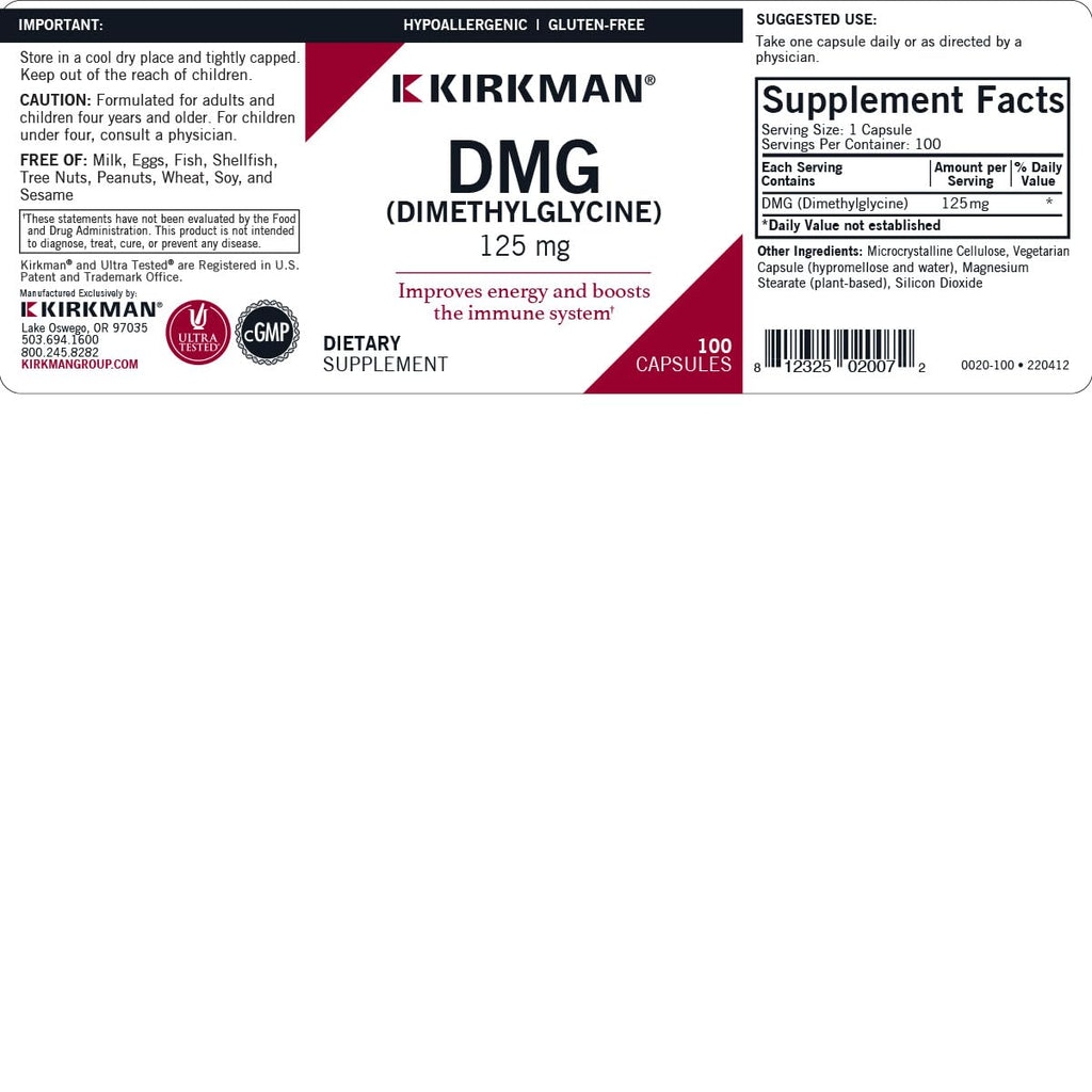 Kirkman DMG immune system support