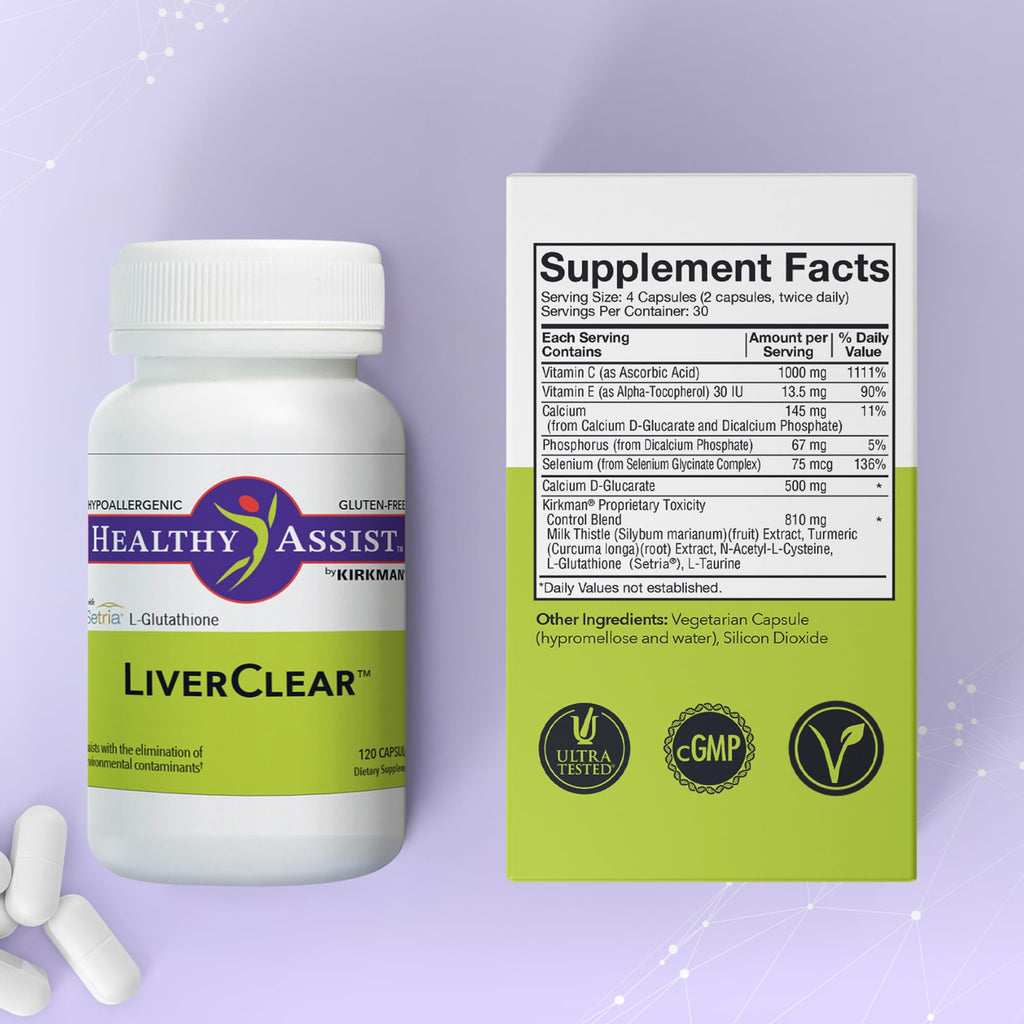Kirkman LiverClear for natural cleansing