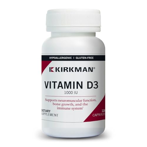 Kirkman Vitamin D-3 1000 IU capsules