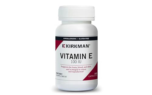 Kirkman vitamin E 100 IU capsules