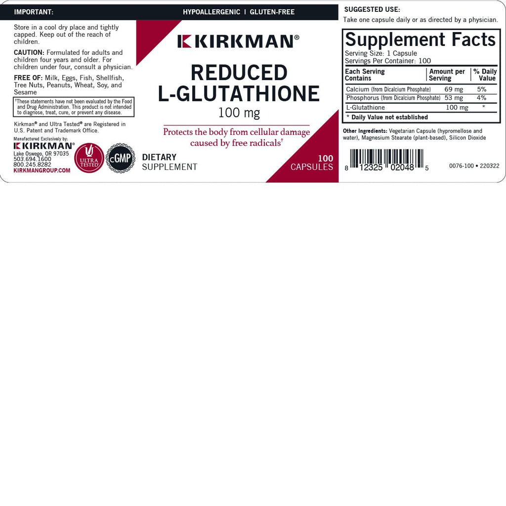 Kirkman vitamins for sensitive individuals