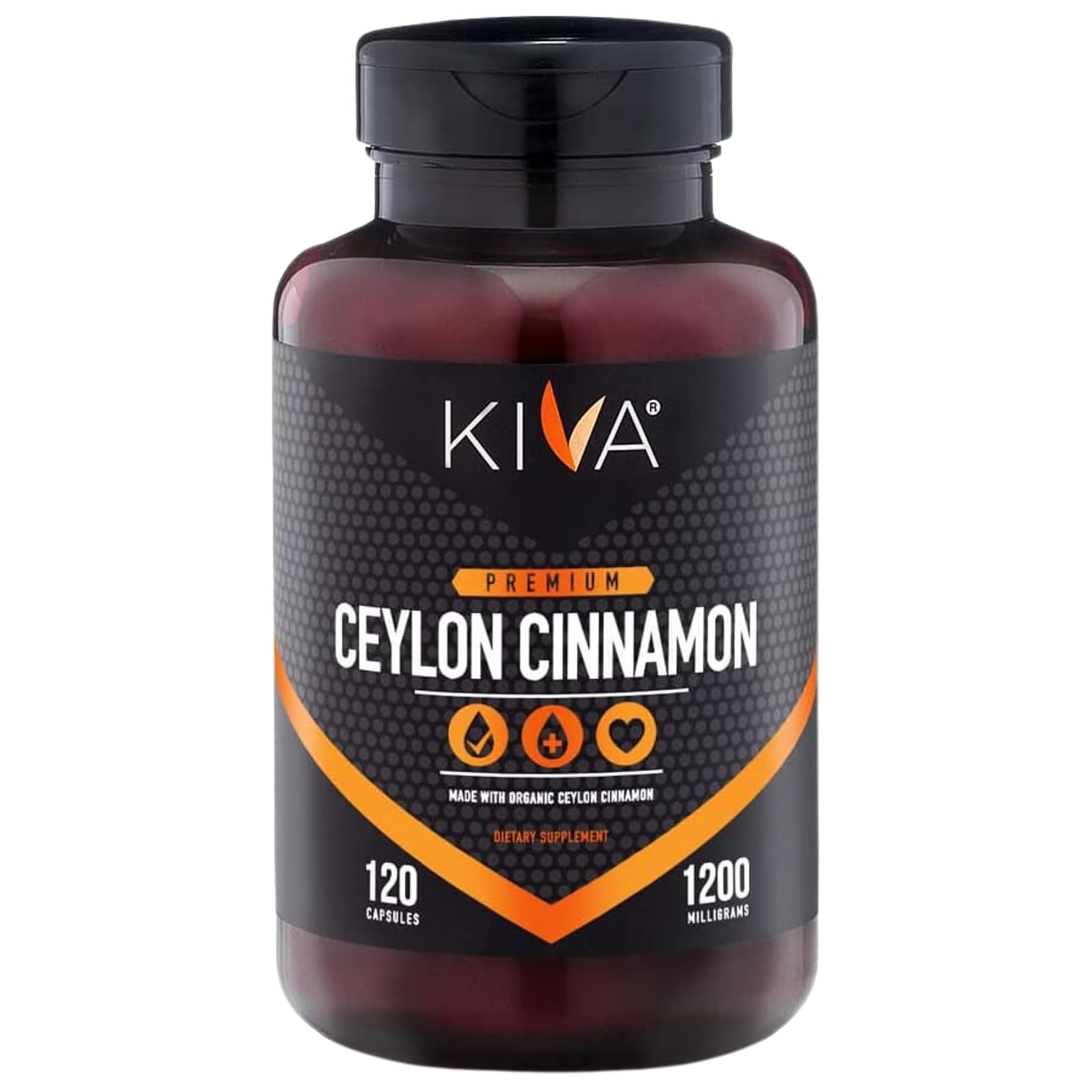 Kiva Ceylon cinnamon veggie capsules