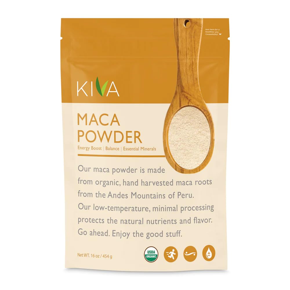 Kiva organic maca powder benefits