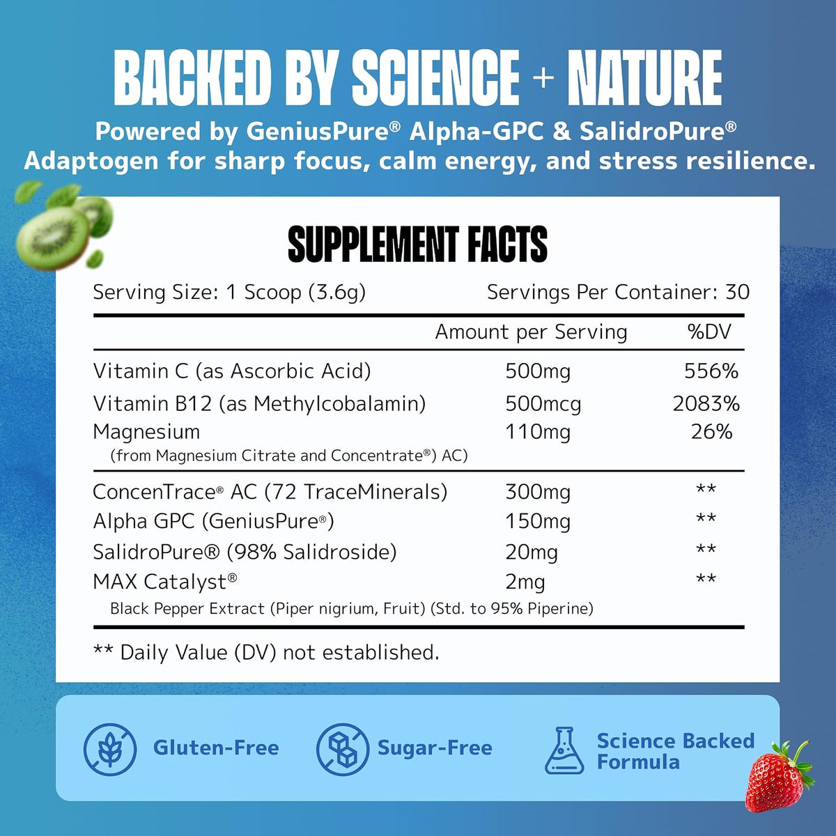 Kiwi Lemonade brain support supplement