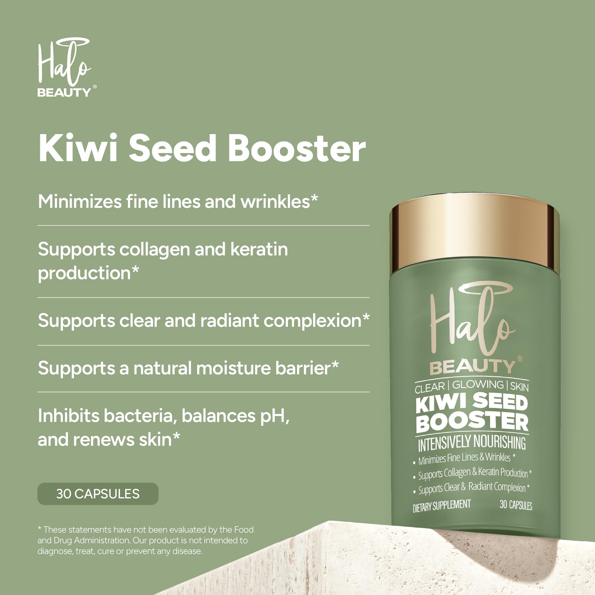 Kiwi seed skin health booster