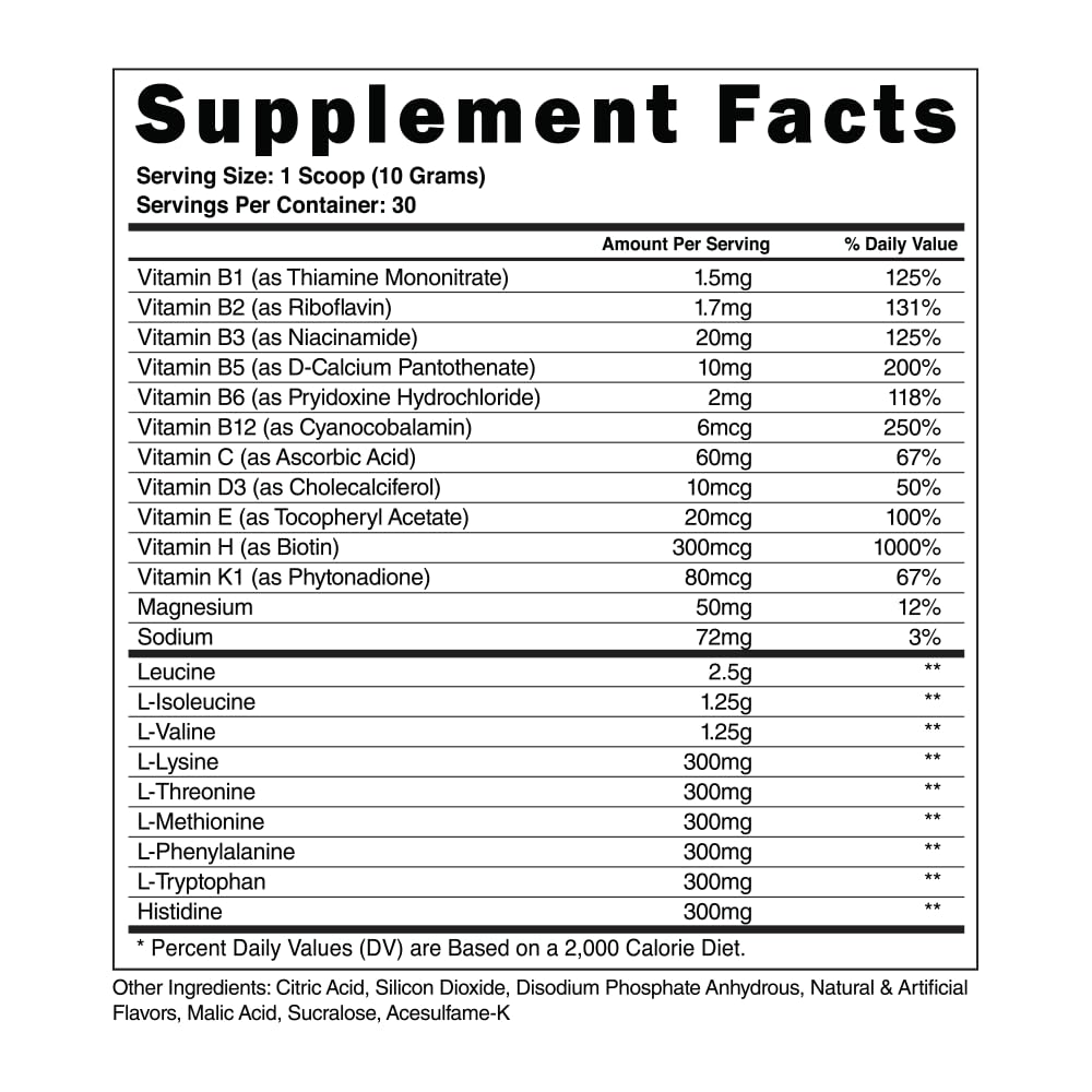 Kiwi Strawberry BCAA EAA powder benefits
