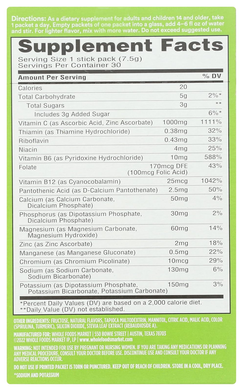 Kiwi strawberry vitamin C supplement