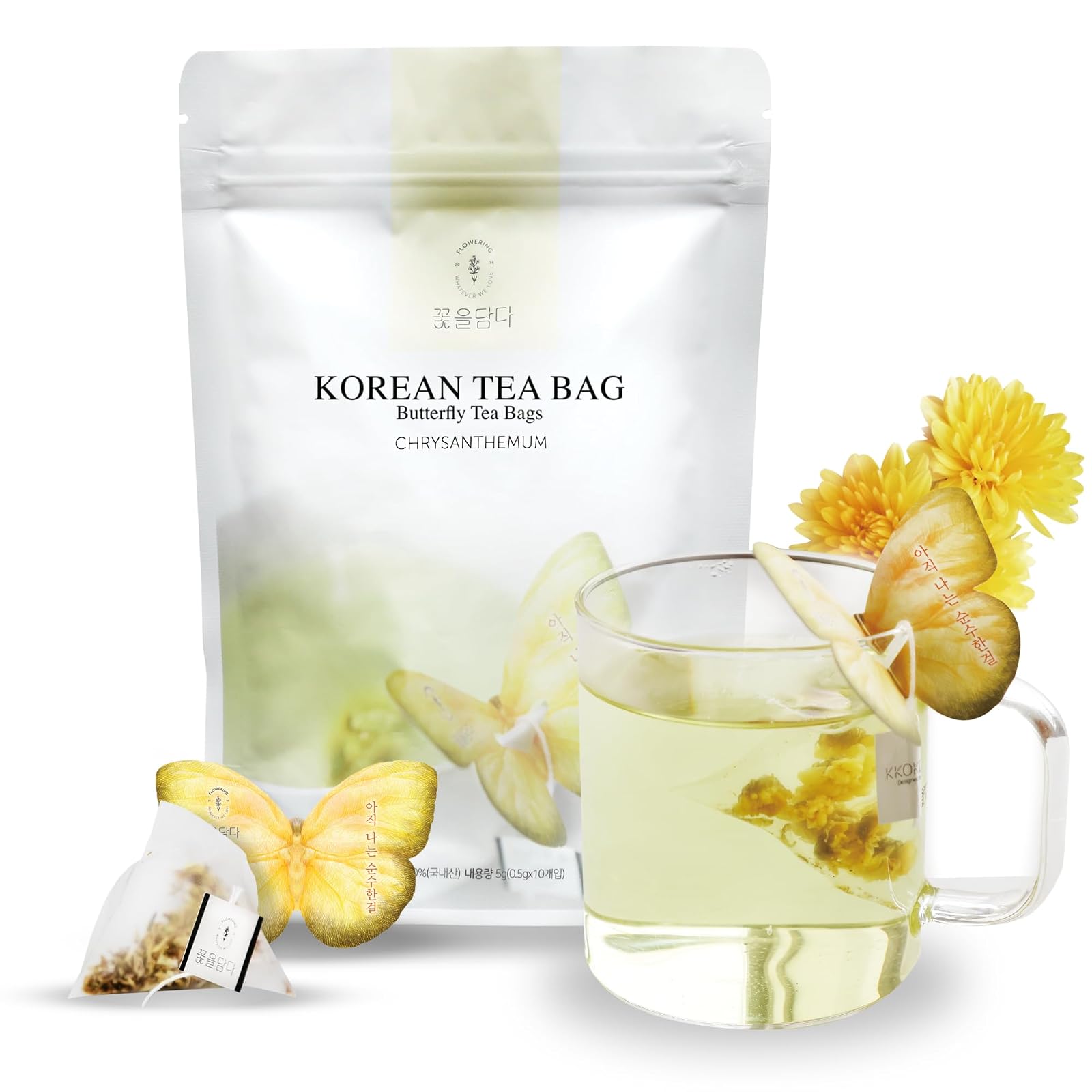 KKOKDAM chrysanthemum butterfly tea bags