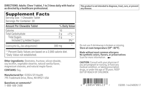 Klaire Labs CoQ10 for heart health