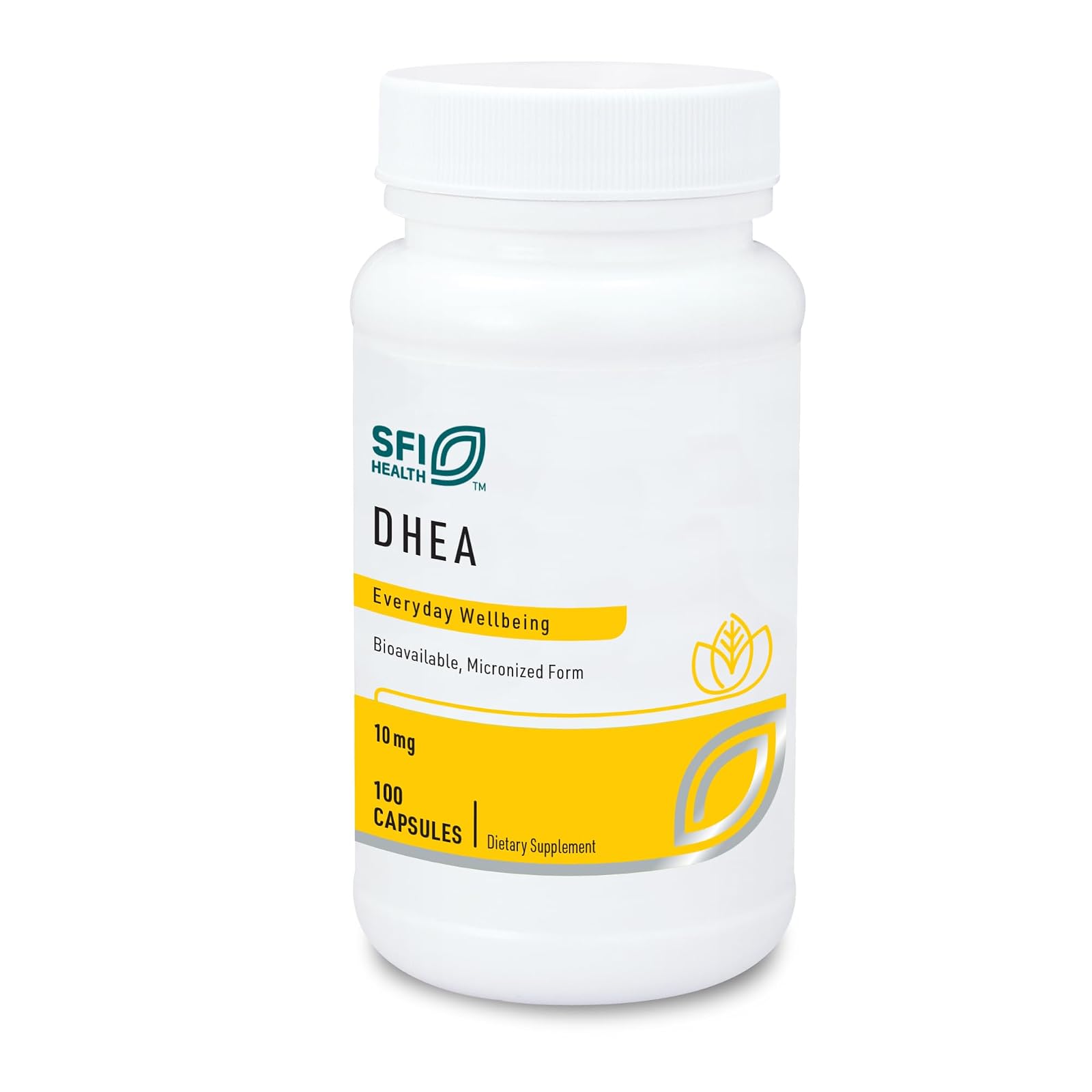 Klaire Labs DHEA 10 mg capsules