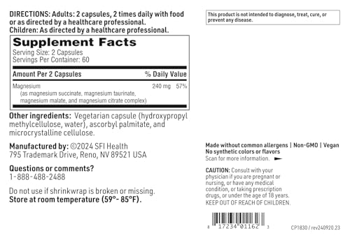Klaire Labs heart health magnesium