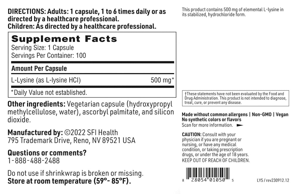 Klaire Labs L-Lysine for pets