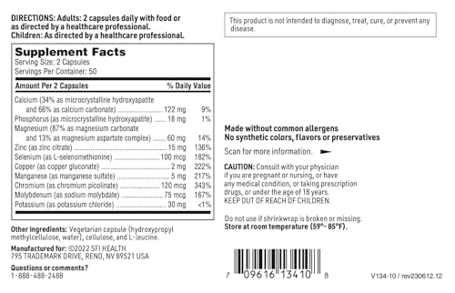 Klaire Labs multiminerals for women's health