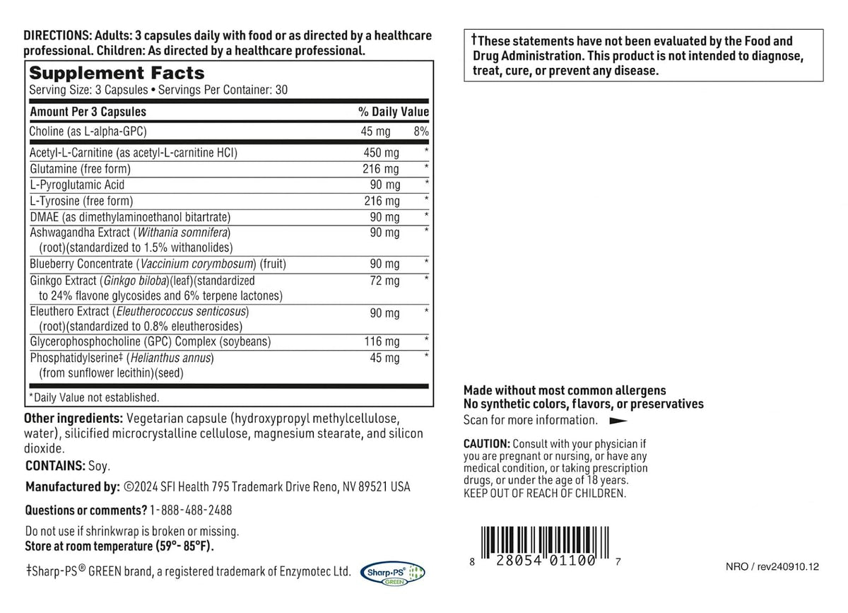 Klaire Labs Neurothera capsules for energy boost