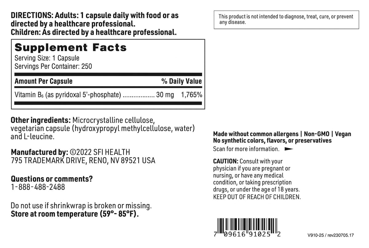 Klaire Labs P-5-P immune support capsules