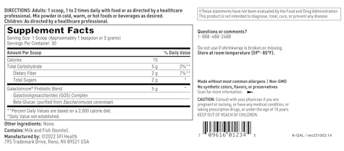 Klaire Labs prebiotic fiber supplement