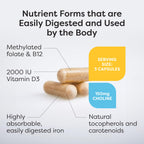 Klaire Labs prenatal capsules for energy