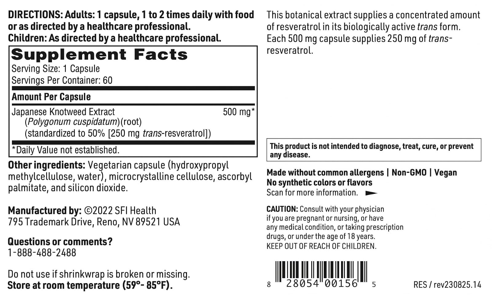 Klaire Labs Resveragen heart health