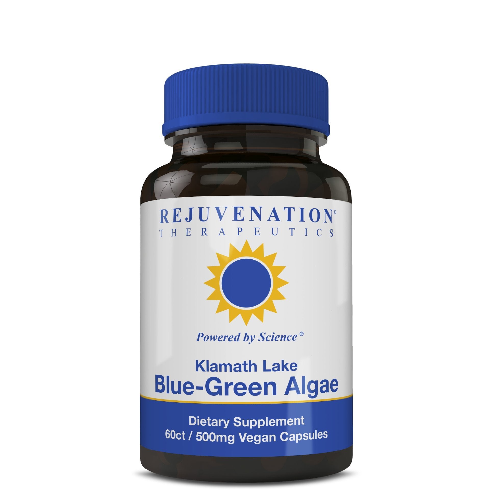 Klamath Blue chlorella supplement capsules