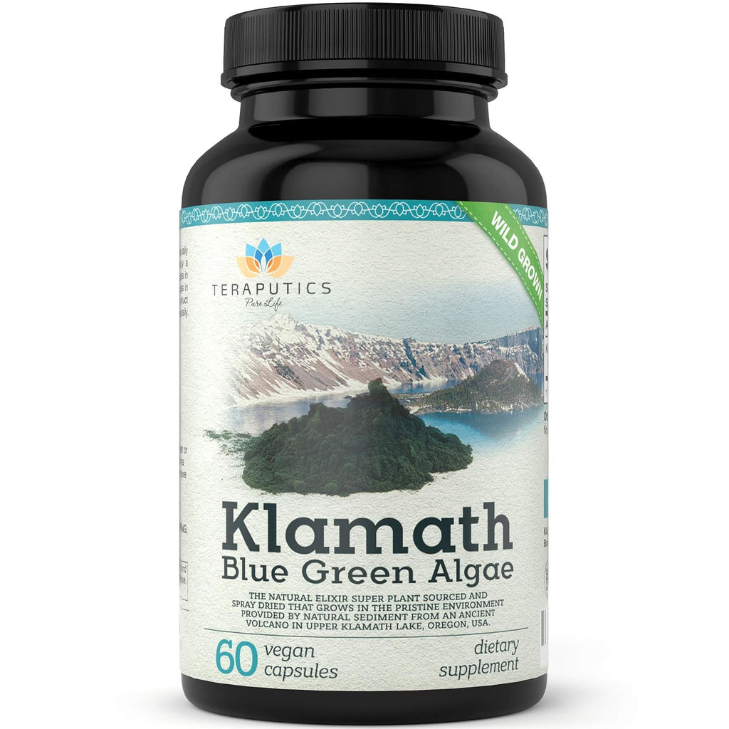 Klamath Lake blue green algae capsules