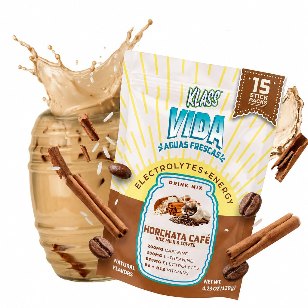KLASS VIDA coffee horchata electrolytes