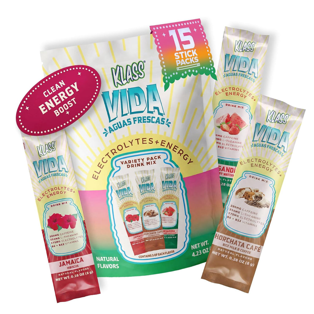 KLASS VIDA electrolyte powder variety pack