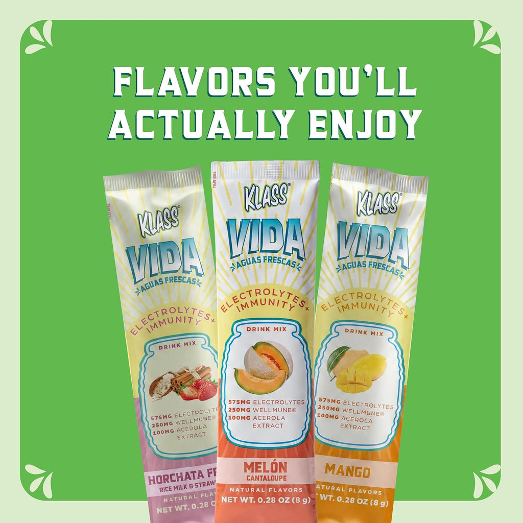 KLASS VIDA hydration sticks for active lifestyle