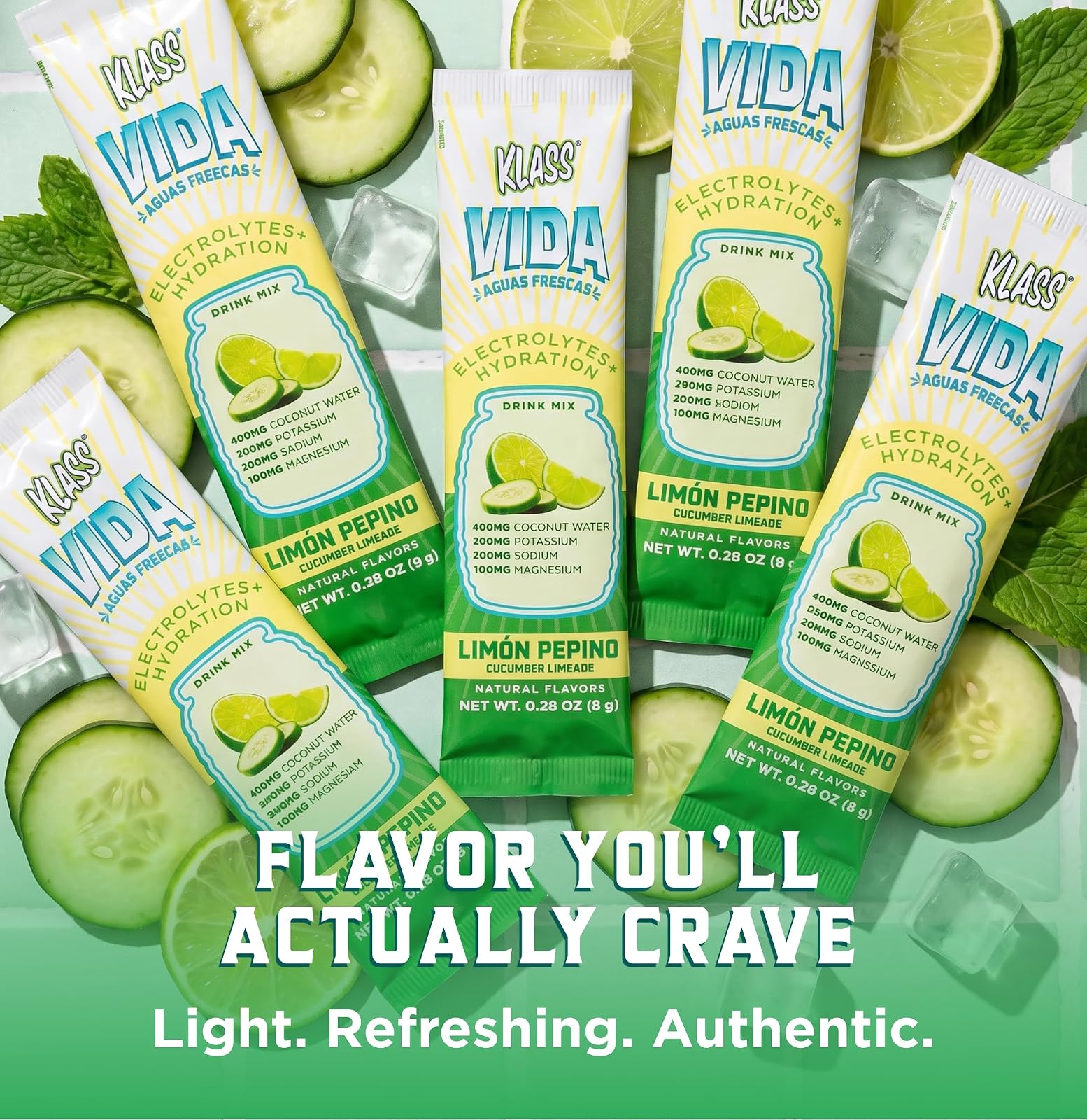 KLASS VIDA hydration sticks for sports