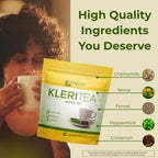 KleriTea herbal tea for stress relief