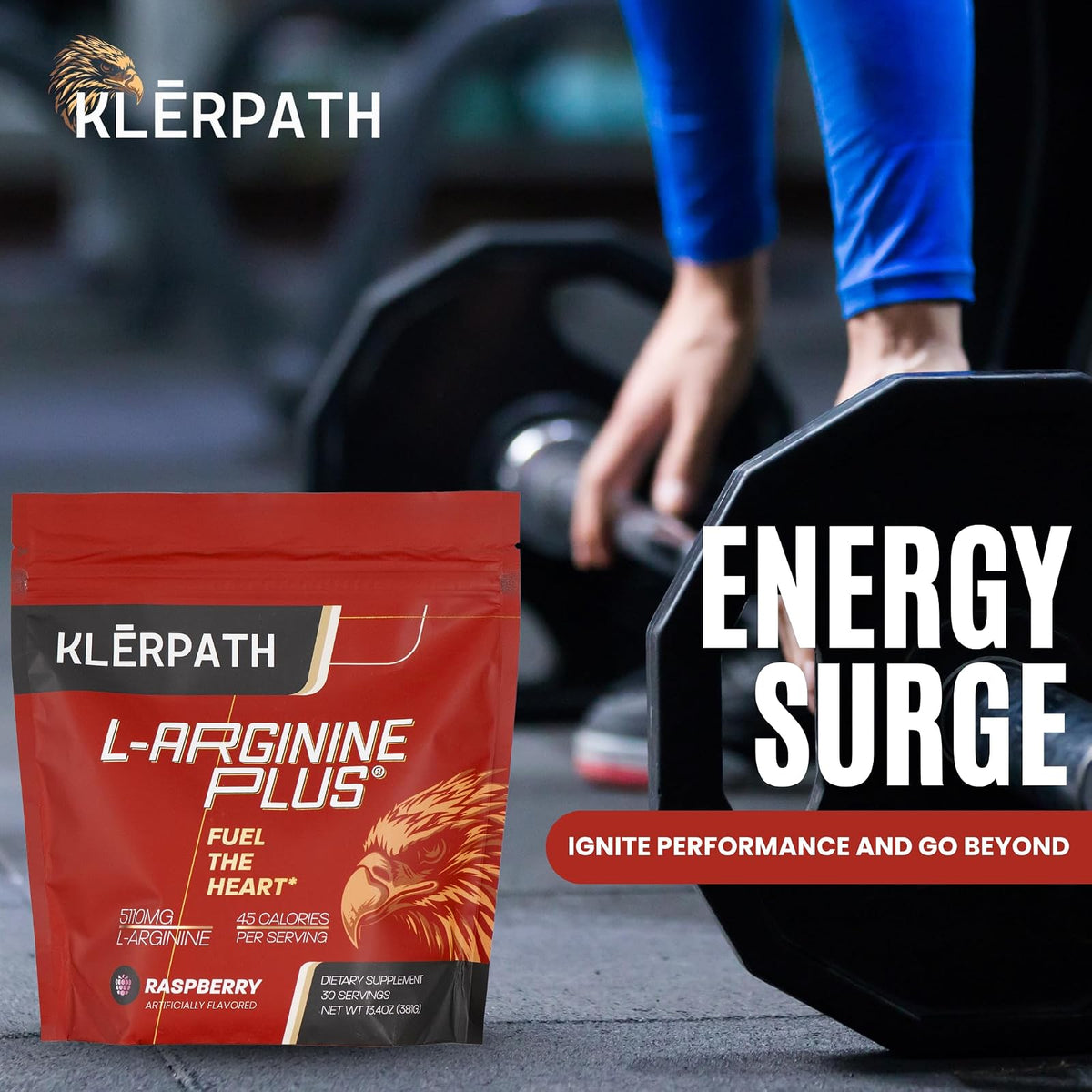 Klerpath raspberry flavour L-Arginine