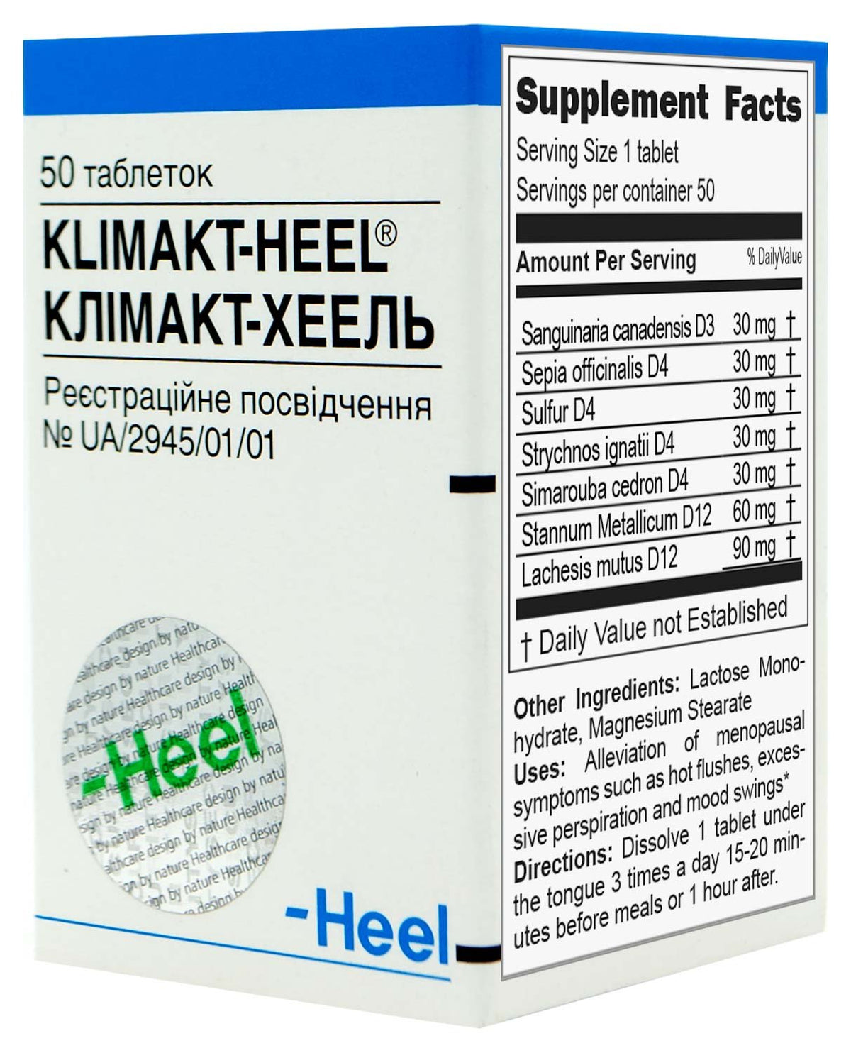 Klimaktheel menopause relief tablets
