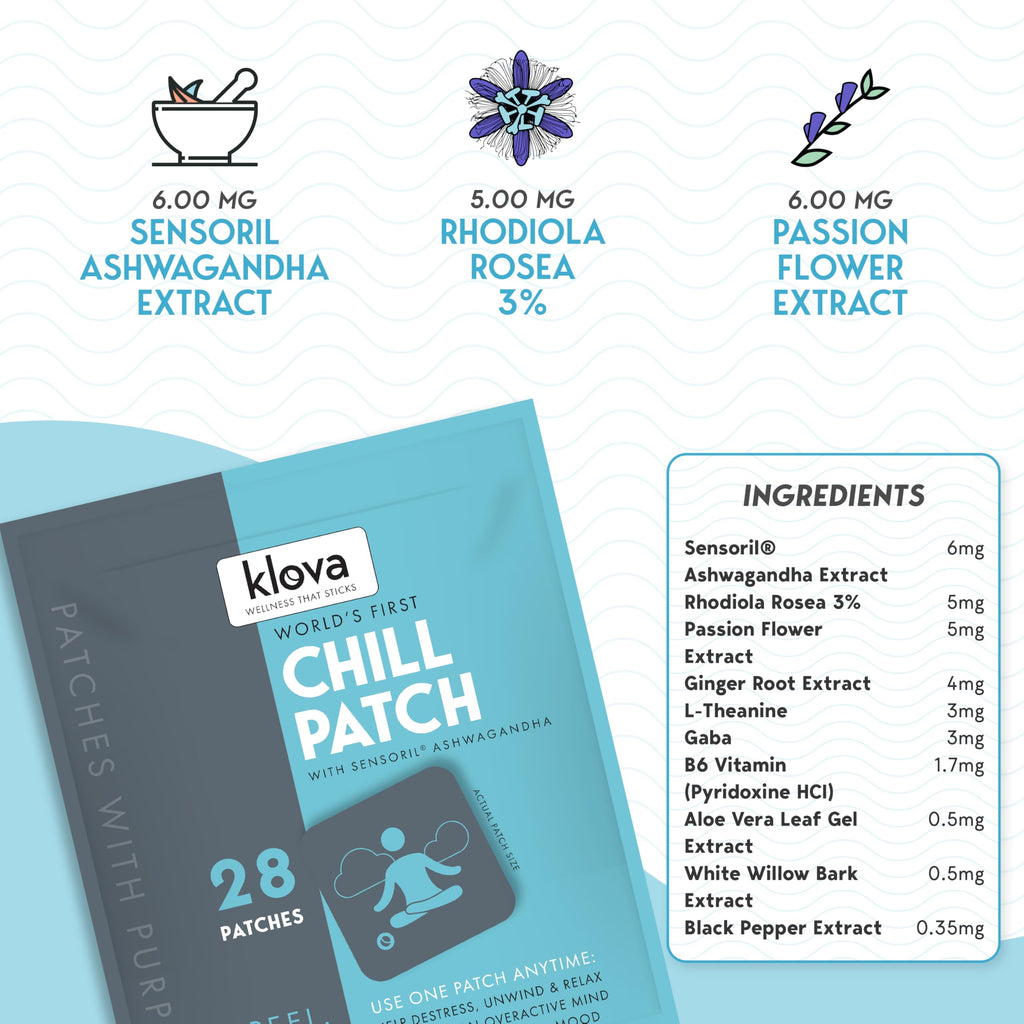 Klova Chill Patches for better sleep