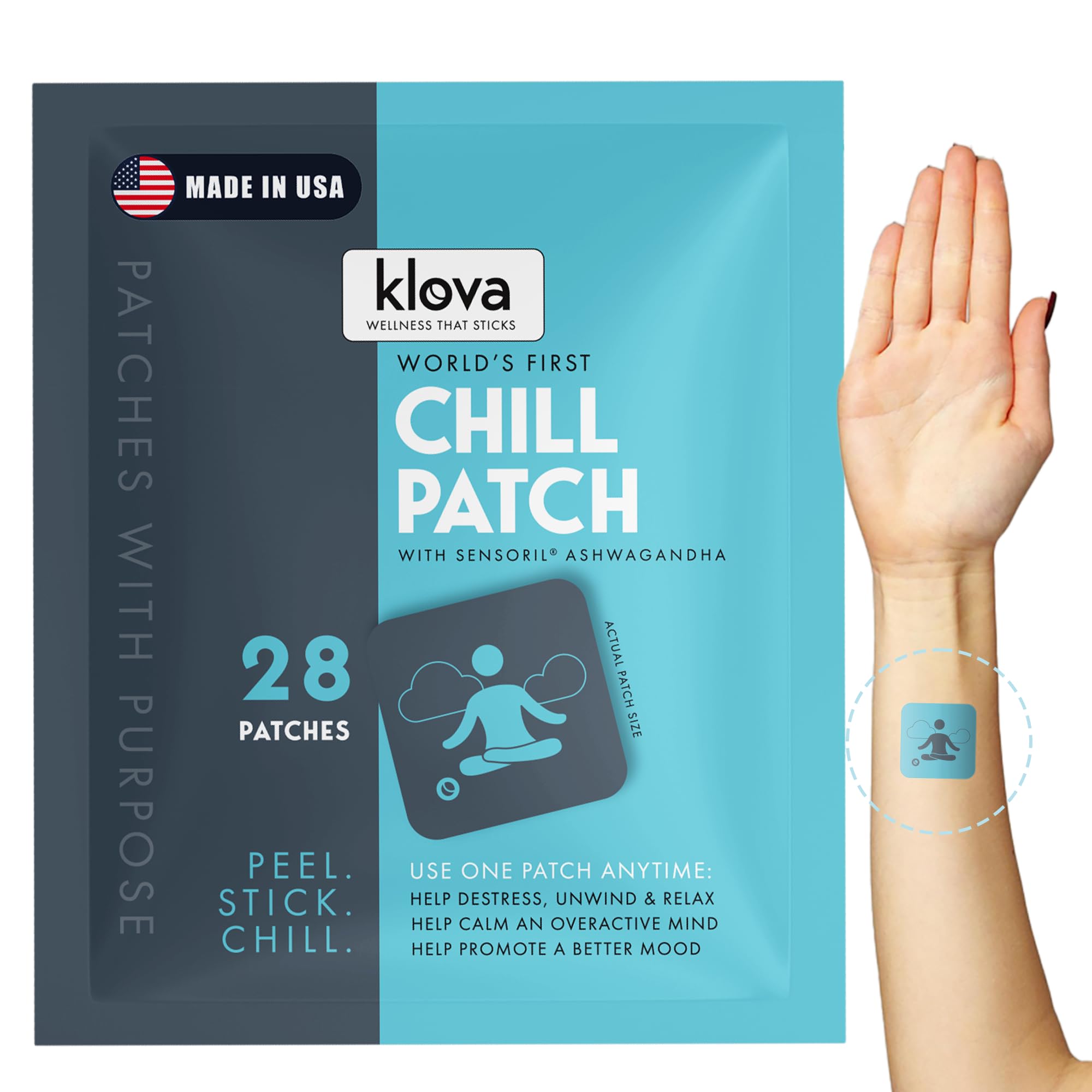 Klova Chill Patches for relaxation