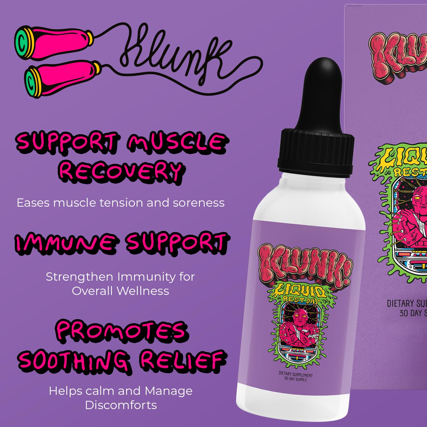 KLUNK! supplement for cramps relief