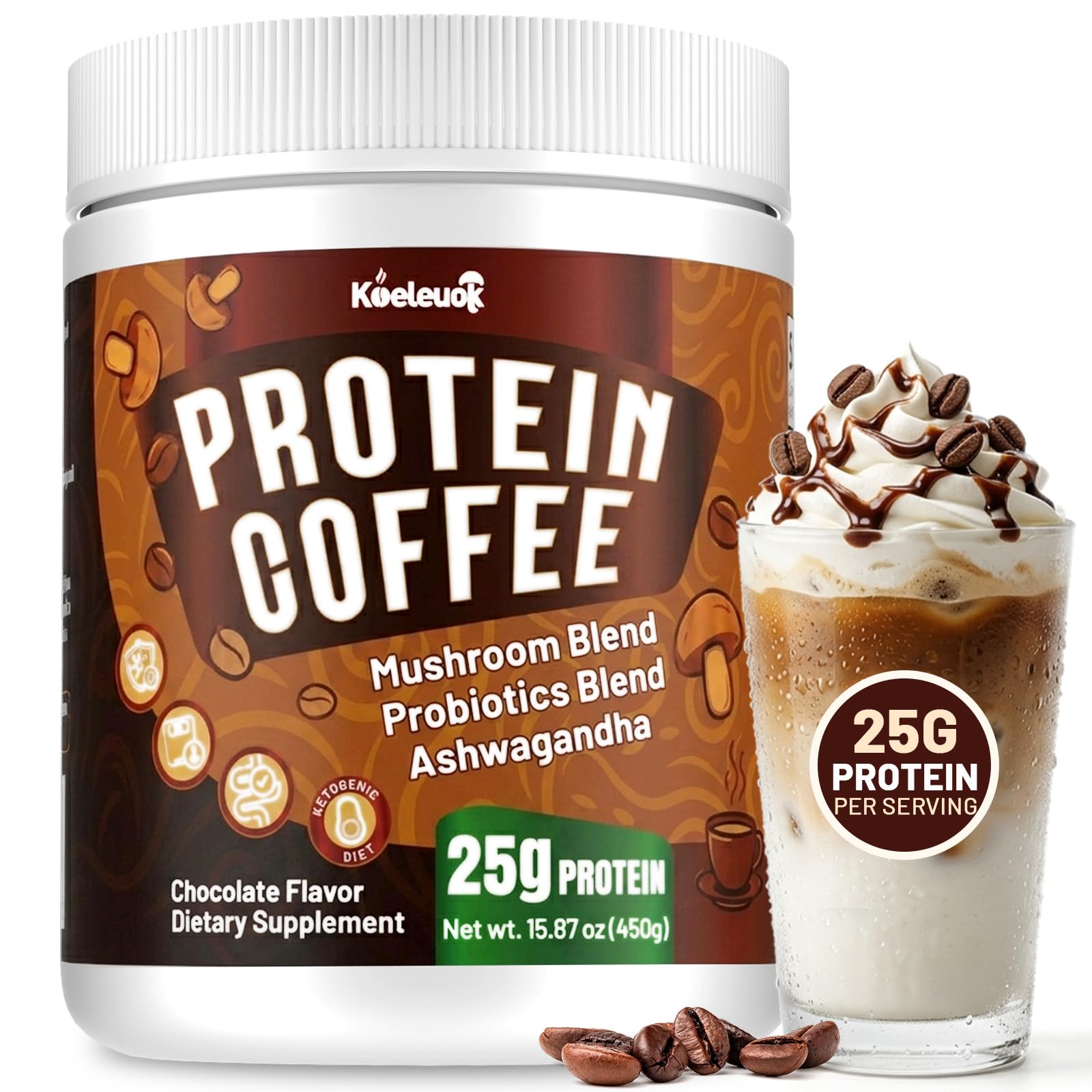 Koeleuok protein coffee cold brew