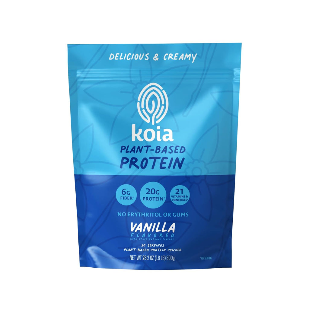 Koia plant-based protein powder vanilla