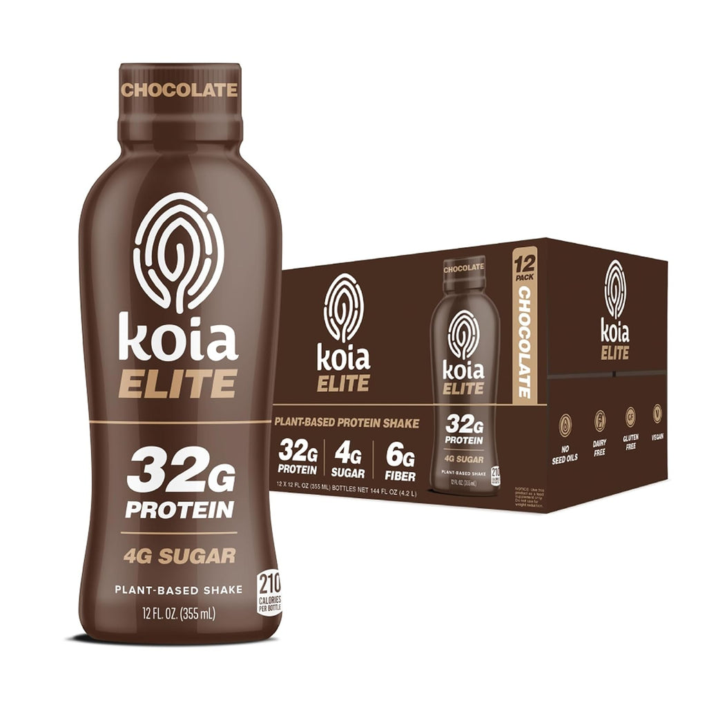 Koia plant-based protein shake chocolate