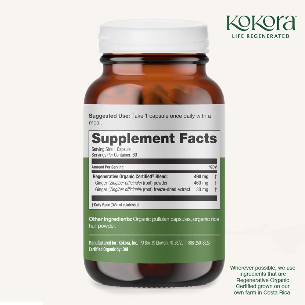 kokora ginger tea alternative supplement