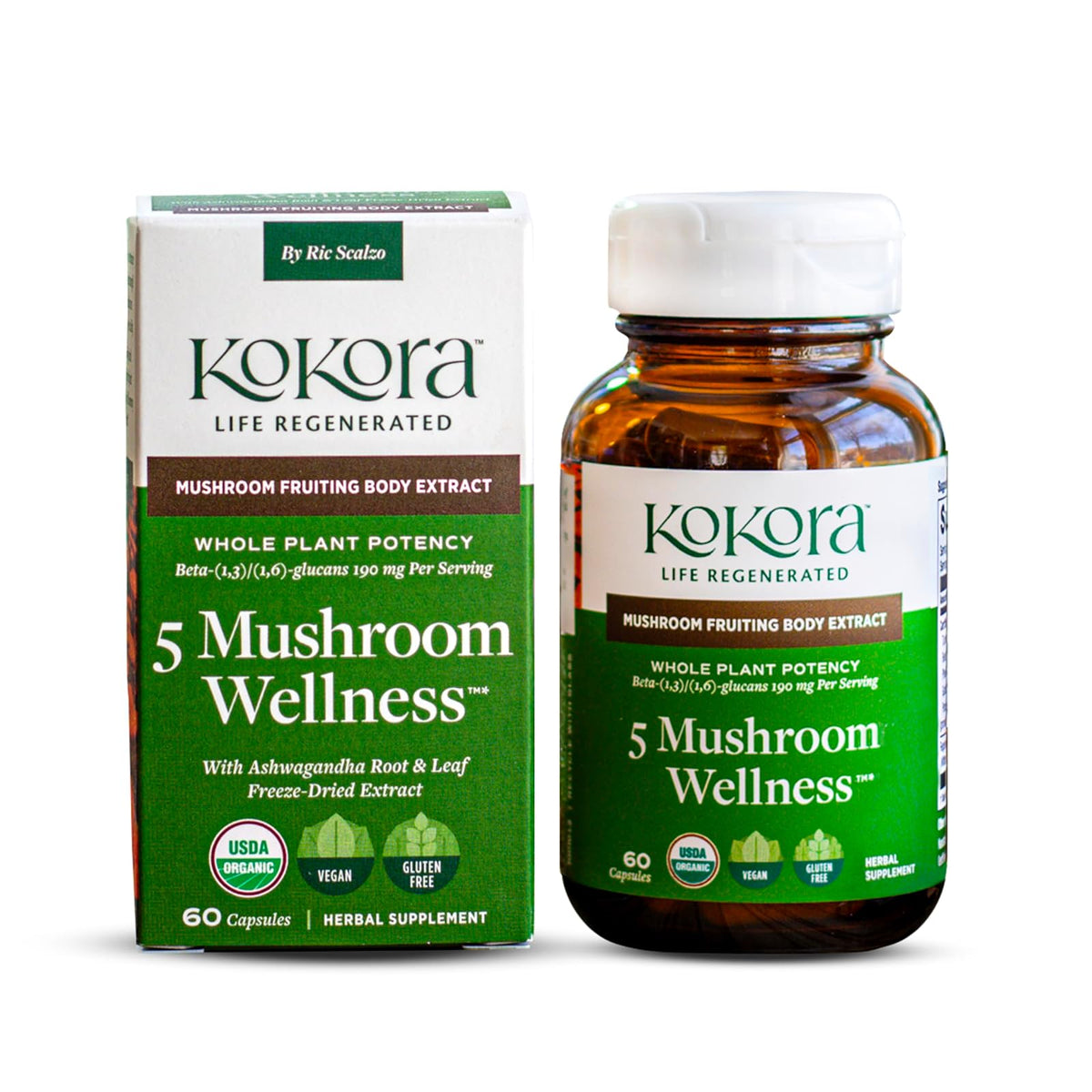 kokora mushroom wellness capsules