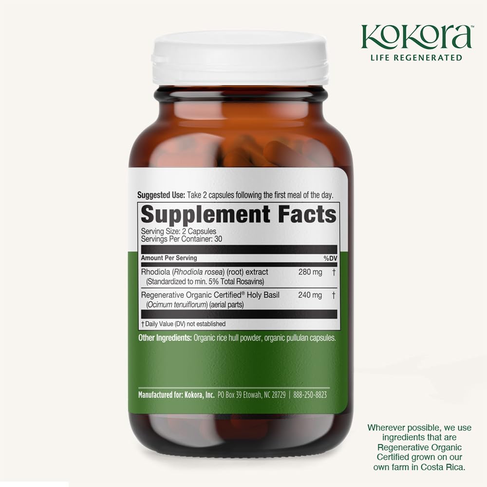 kokora Rhodiola Rosea for better focus