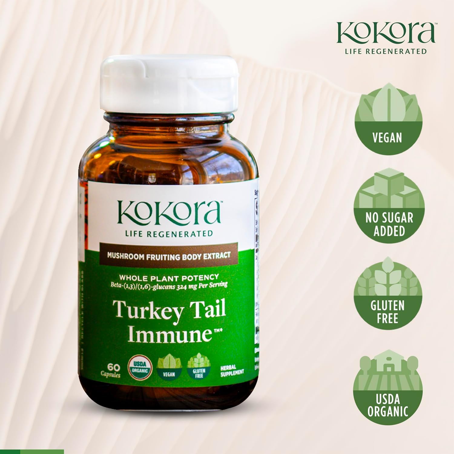 kokora Turkey Tail for energy boost