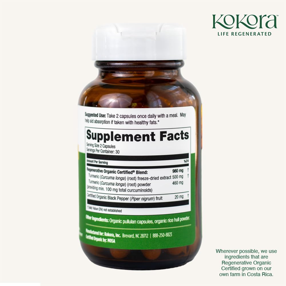 kokora turmeric capsules for joint support