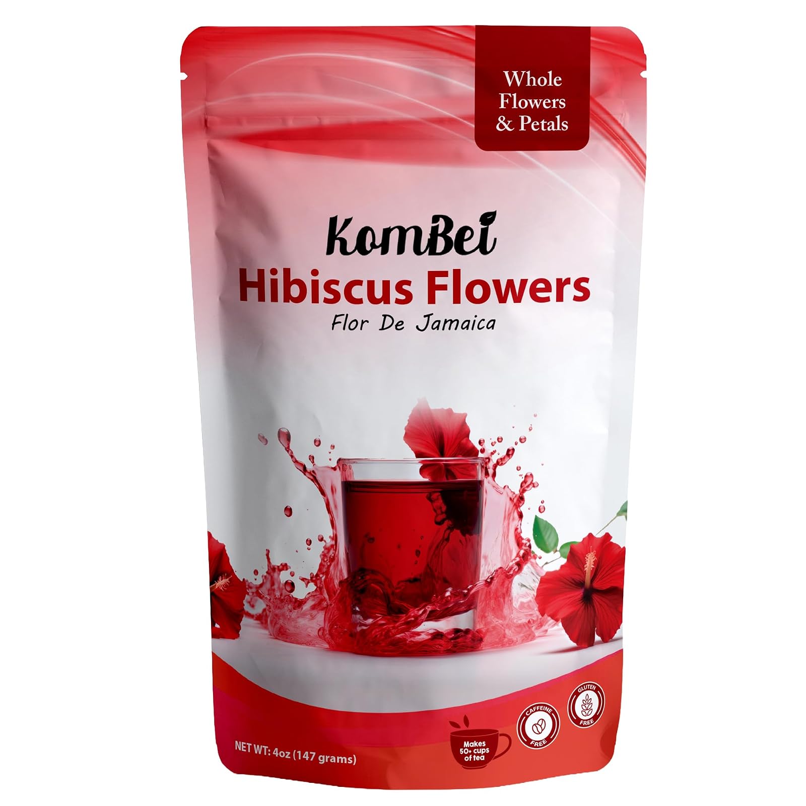 KomBei hibiscus tea whole flowers