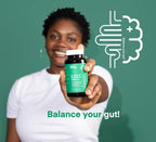 Kombucha capsules for gut balance