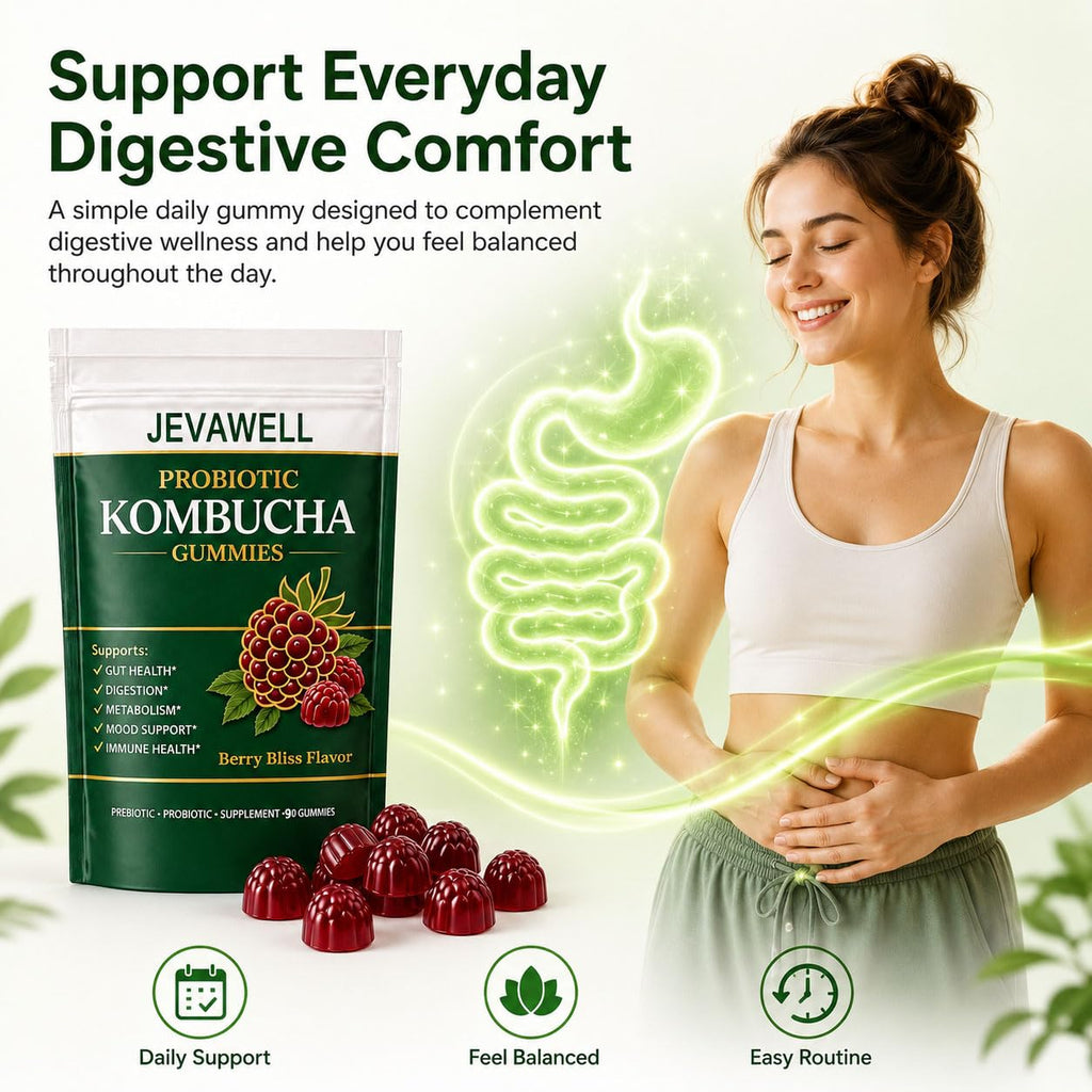 Kombucha capsules for gut wellness
