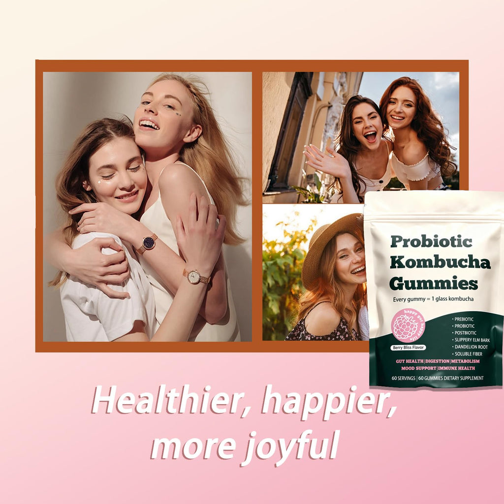 Kombucha digestive support for adults